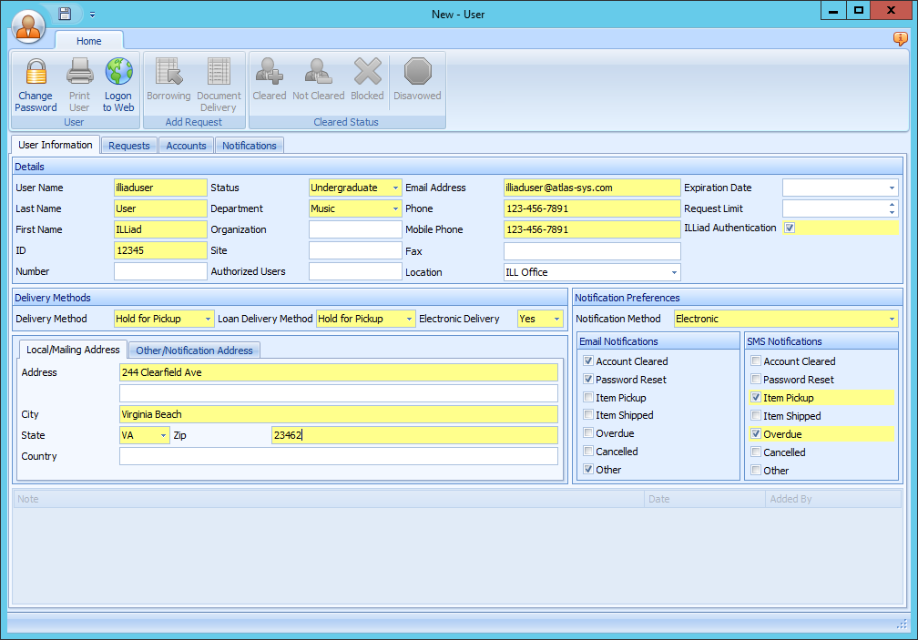 Adding New Users Manually | Atlas Systems Documentation