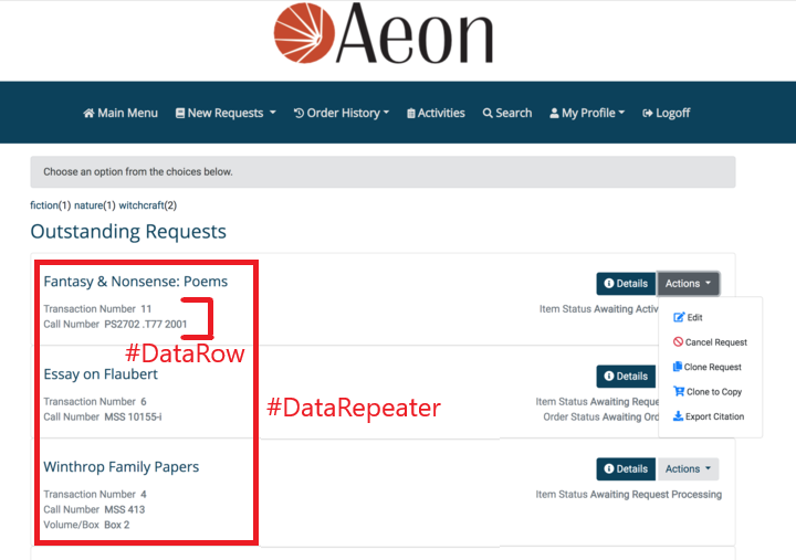 Aeon 5.0 Fully Accessible & Responsive Web Pages | Atlas Systems ...