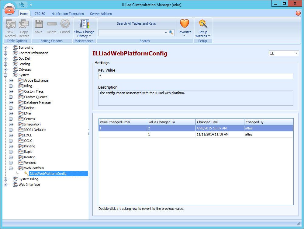 Configuring the ILLiad Web Platform | Atlas Systems Documentation