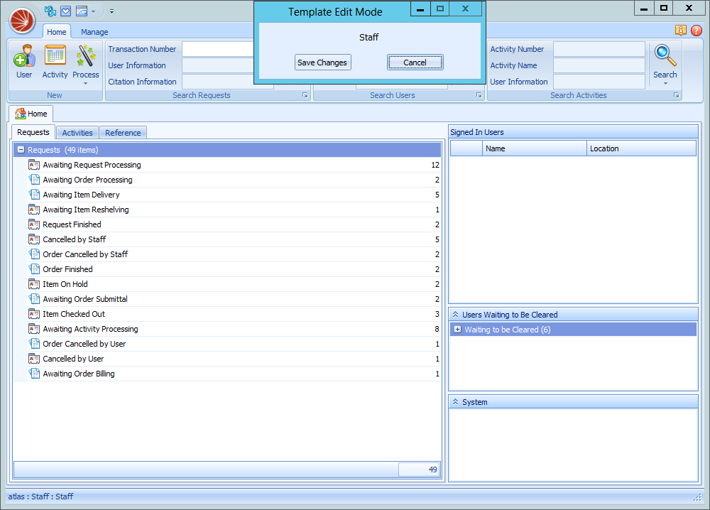 Creating and Assigning Desktop Client Templates to Staff Users | Atlas ...