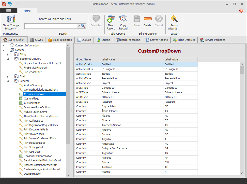 Desktop Client Theme Selector | Atlas Systems Documentation
