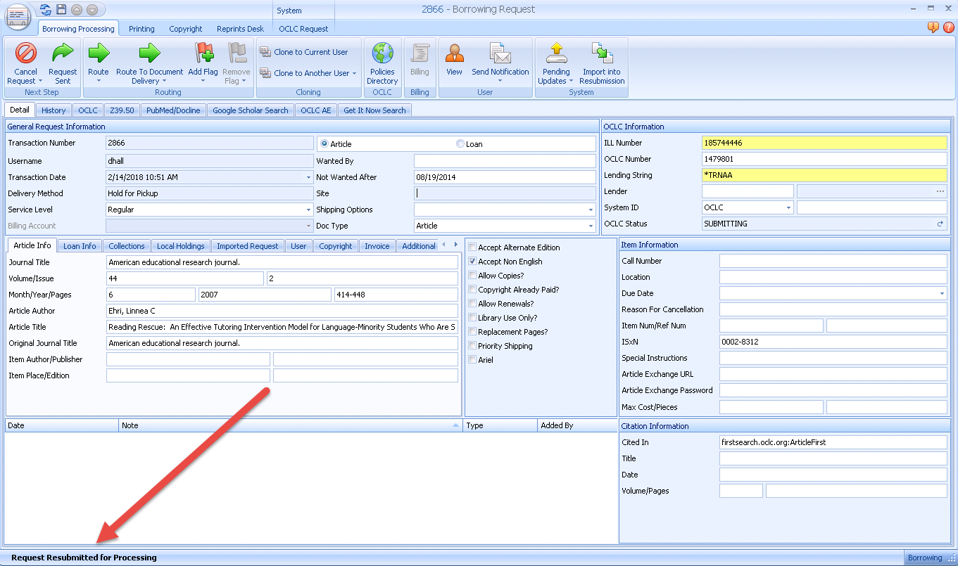 Fix Requests that Continuously Return to Awaiting Unfilled Processing ...