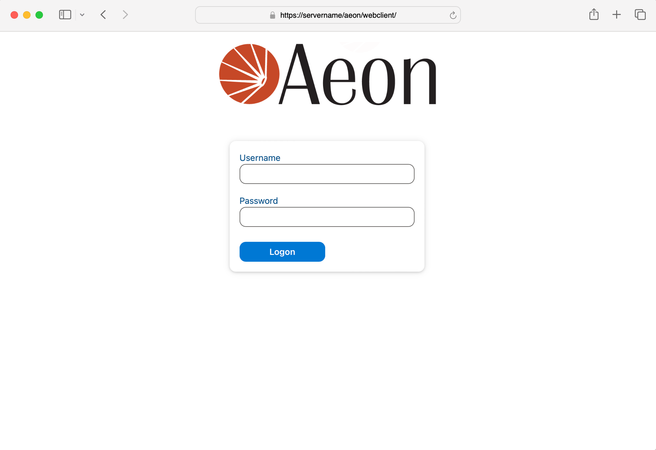 Logging into the Aeon Web Client | Atlas Systems Documentation