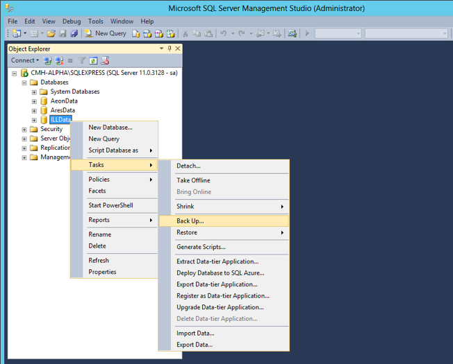 Setting up Microsoft SQL Server Database Backups | Atlas Systems ...