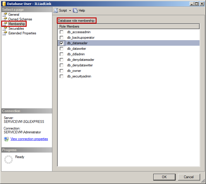 Setting up the SQL Server User Account | Atlas Systems Documentation