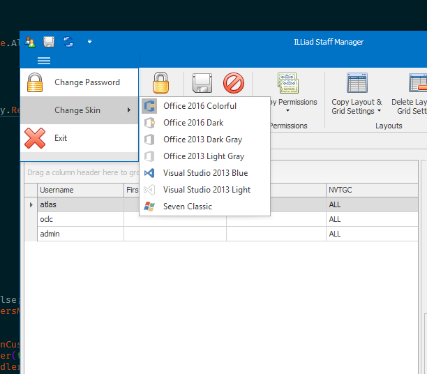 Theme Selector | Atlas Systems Documentation