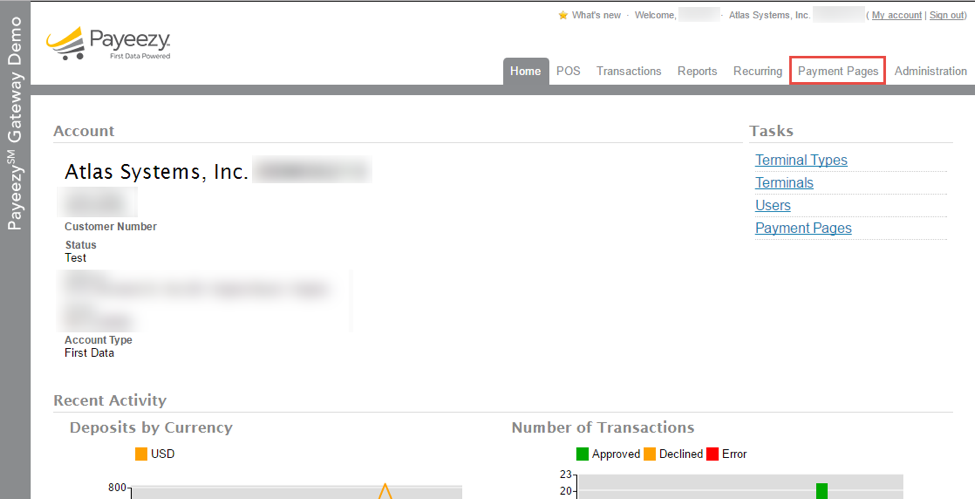 Using Payeezy with Aeon | Atlas Systems Documentation